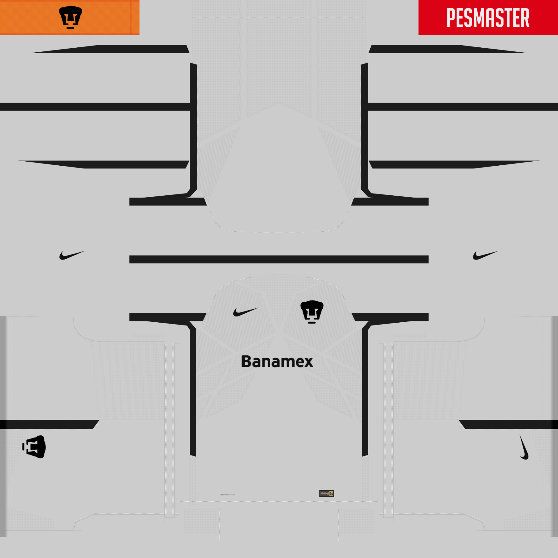 Pumas UNAM Kits Personalizados :: Pes-kits-planeta-de-los-gamers